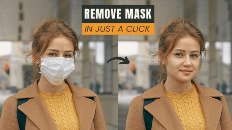 How to Remove a Face Mask from a Photo? - Helping Orange